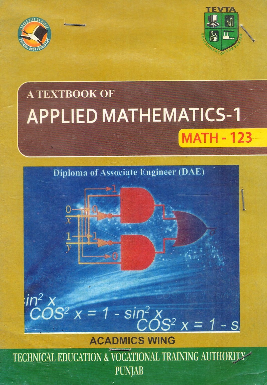 Text Book Math 123 - Math Baba